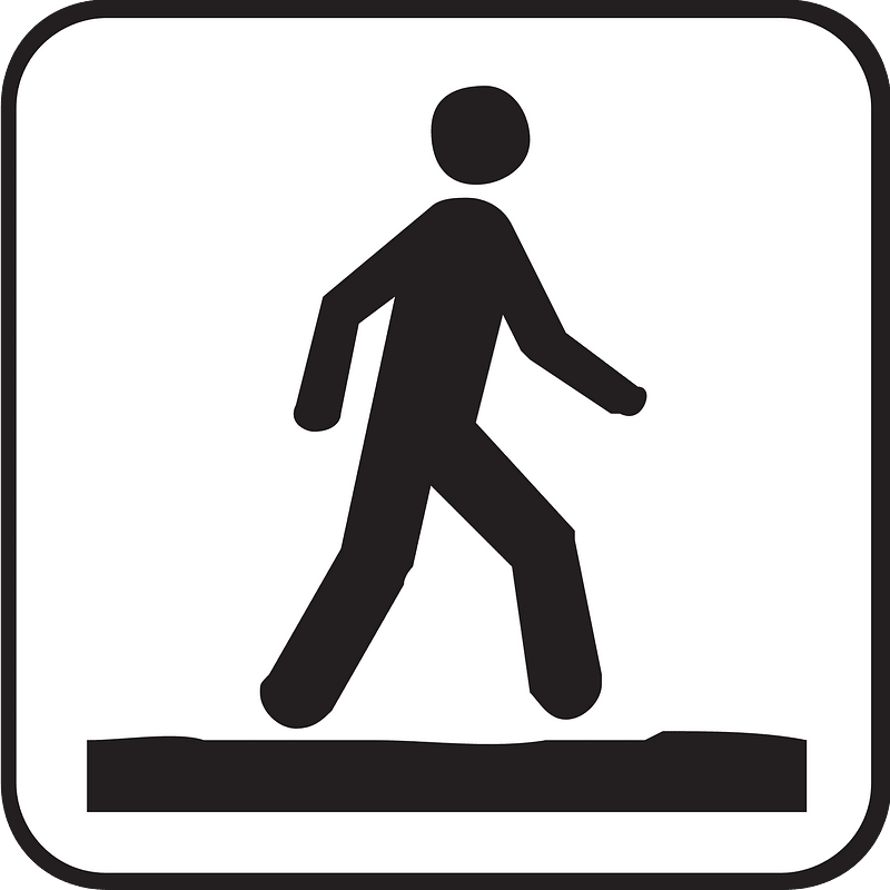 Walking icon. Free download transparent .PNG | Creazilla