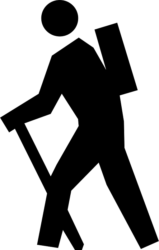 Hiker icon. Free download transparent .PNG | Creazilla