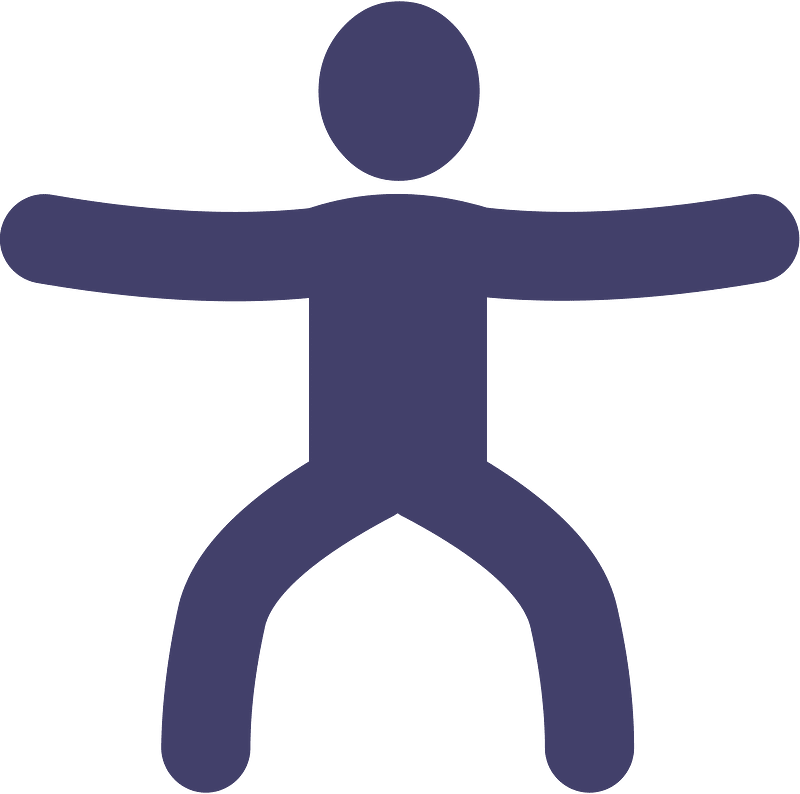 Gymnast Stick Man icon. Free download transparent .PNG | Creazilla