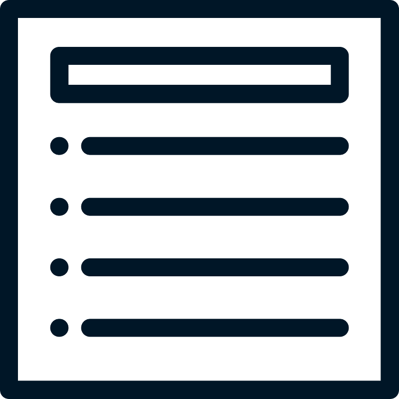 List icon. Free download transparent .PNG | Creazilla