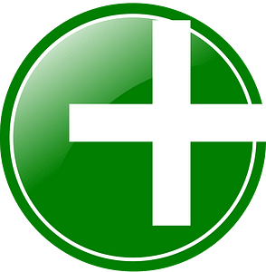 Green Plus Sign Icon