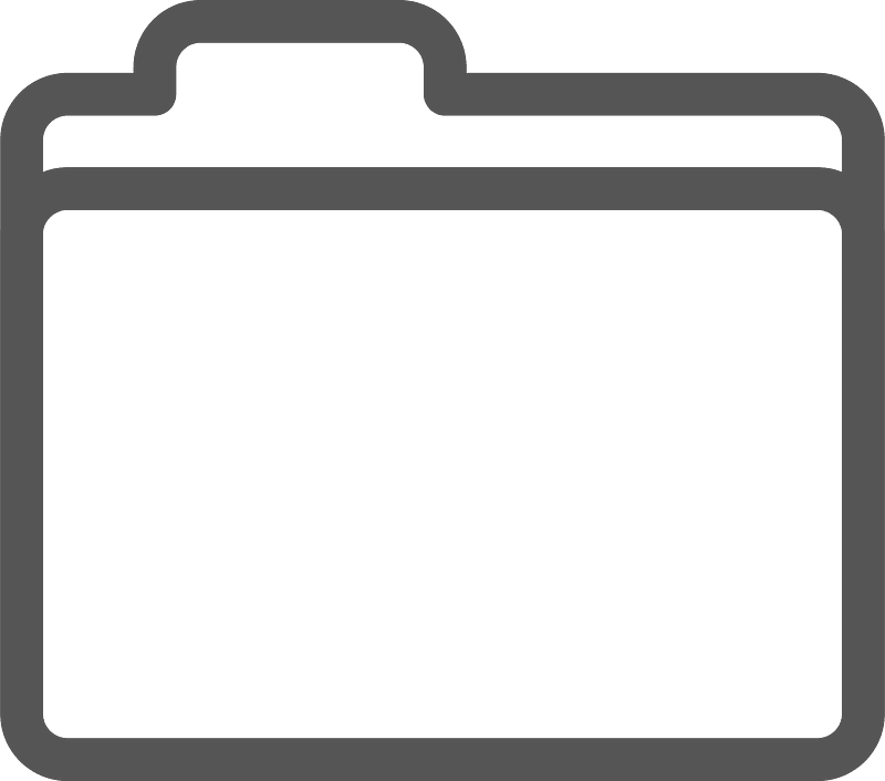 Folder icon. Free download transparent .PNG | Creazilla