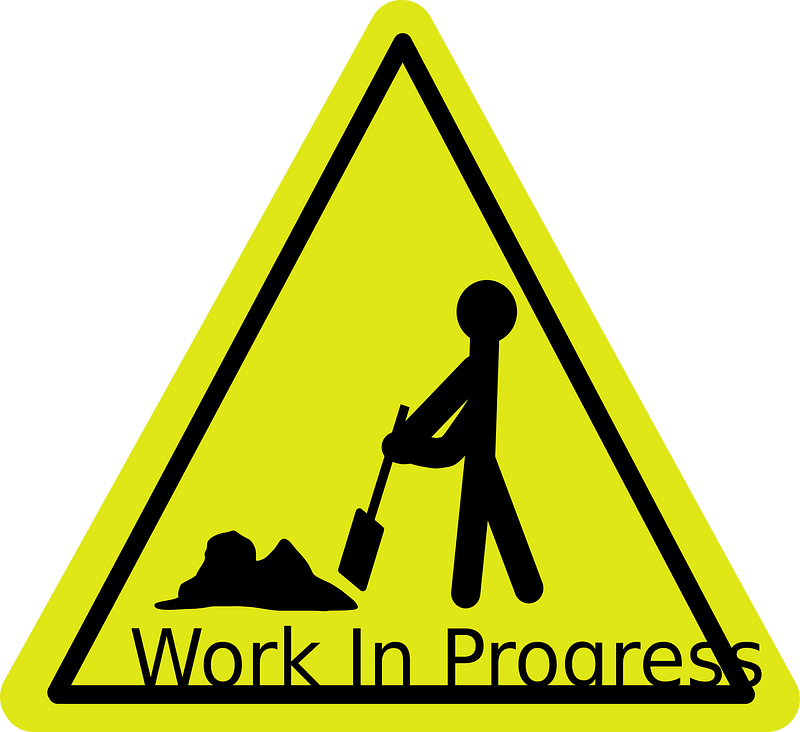 Work-In-Progress icon. Free download transparent .PNG | Creazilla