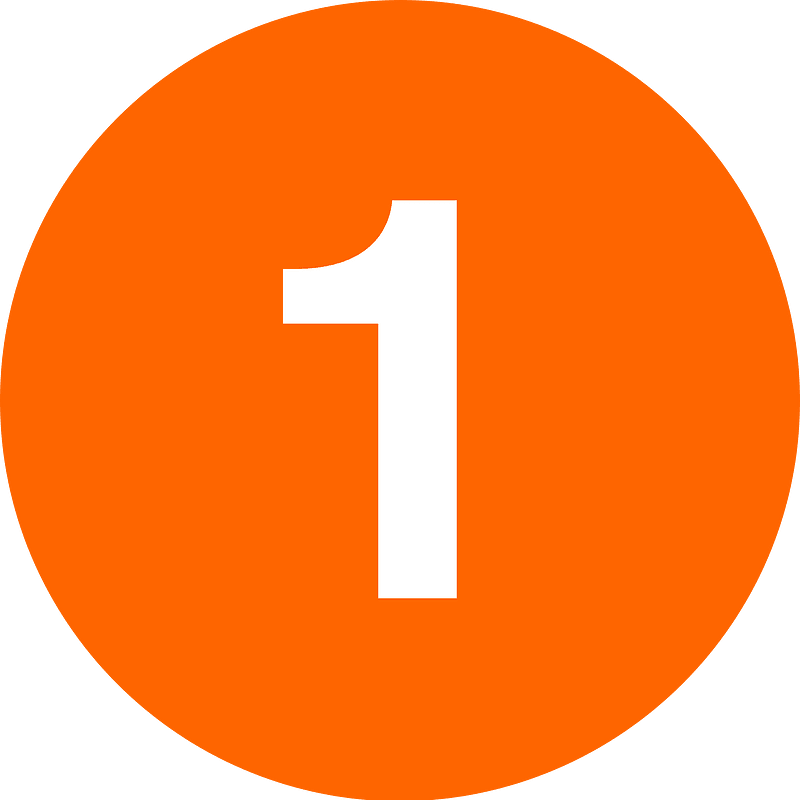 One icon. Free download transparent .PNG | Creazilla