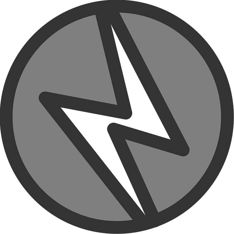 Lightning icon. Free download transparent .PNG | Creazilla