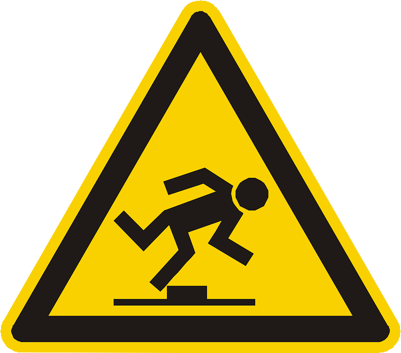 Trip Hazard icon. Free download transparent .PNG | Creazilla