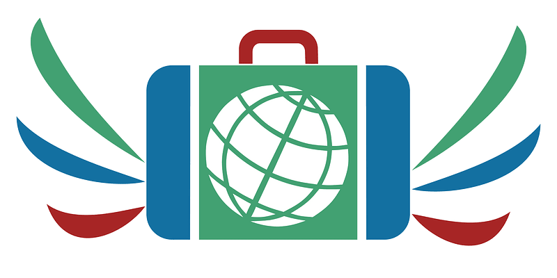 Suitcase icon blue green red dynamic v17f icon. Free download ...