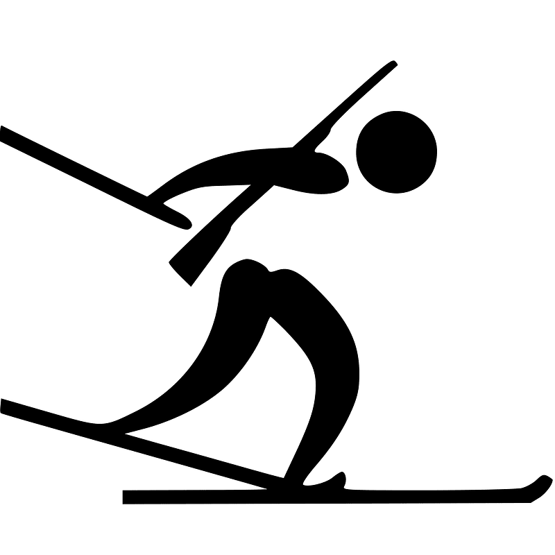 Biathlon pictogram icon. Free download transparent .PNG | Creazilla