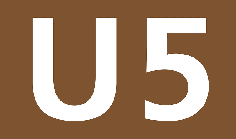 Berlin U5 icon. Free download transparent .PNG | Creazilla