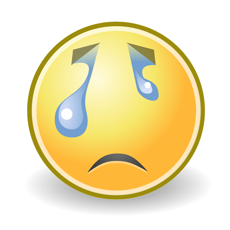 Face-crying icon. Free download transparent .PNG | Creazilla