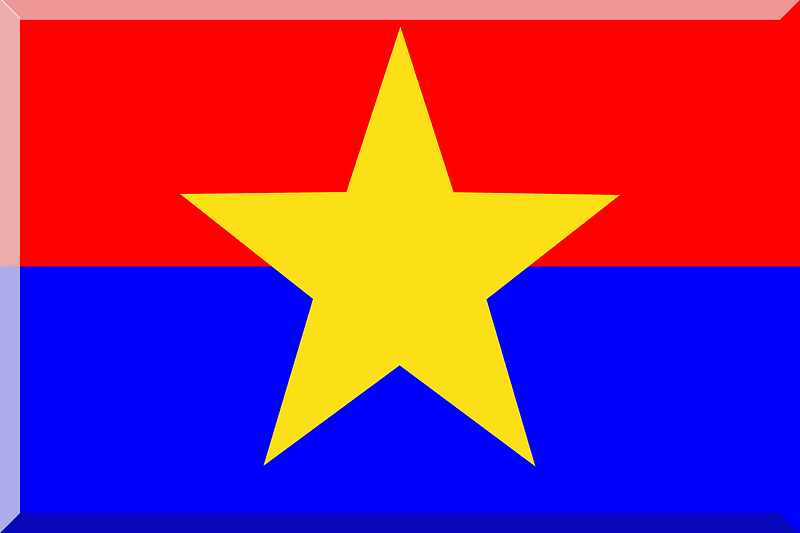 600px Gold star HEX-FBE017 on Blue HEX-0000FF and Red HEX-FF0000 ...