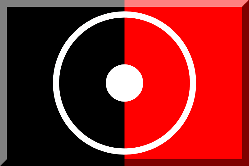 600px Black HEX-FF0000 White circle and spot icon. Free download ...