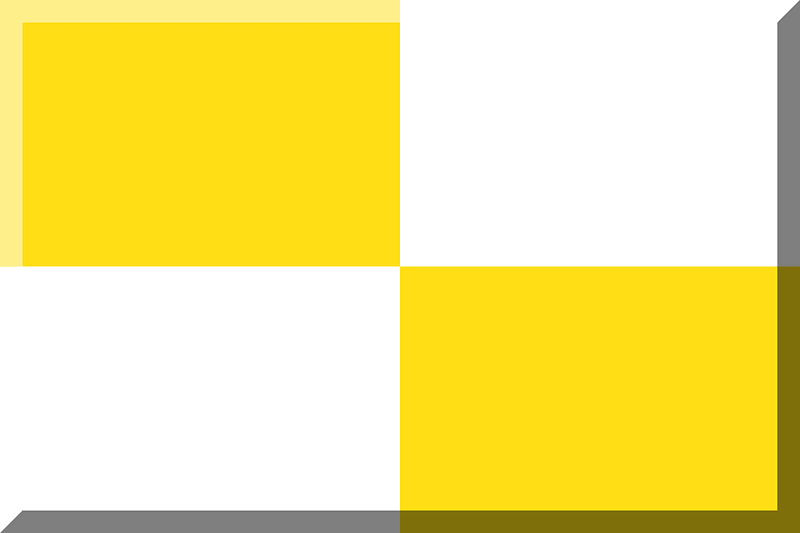 600px chequered HEX-FFDE15 White - Free vector icons on creazilla.com