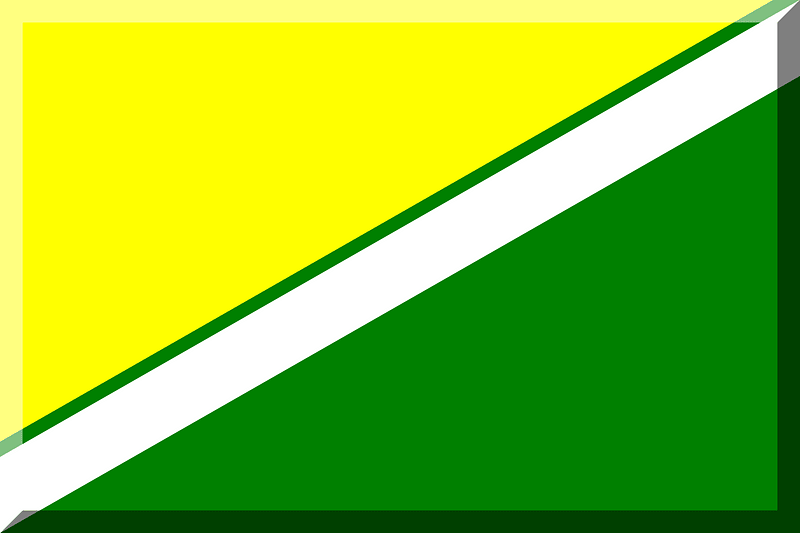 600px HEX-FFFF00 HEX-008000 White diagonal icon. Free download ...