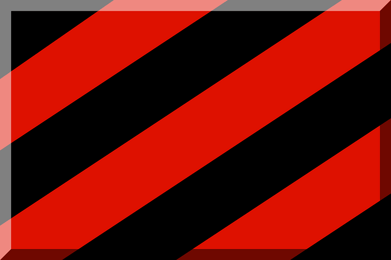 600px diagonal Black HEX-DE1100 - Free vector icons on creazilla.com