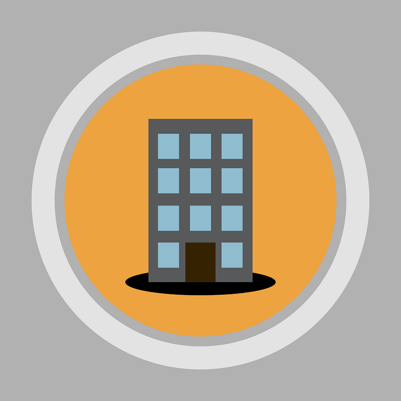 Round Landmark Icon Generic Building icon. Free download transparent ...