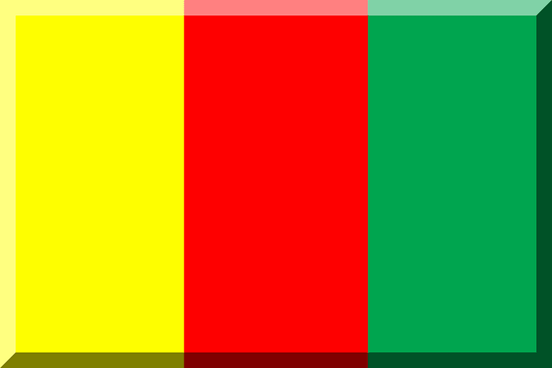 600px vertical HEX-00A54F HEX-FE0000 HEX-FEFE00 - Free vector icons on ...