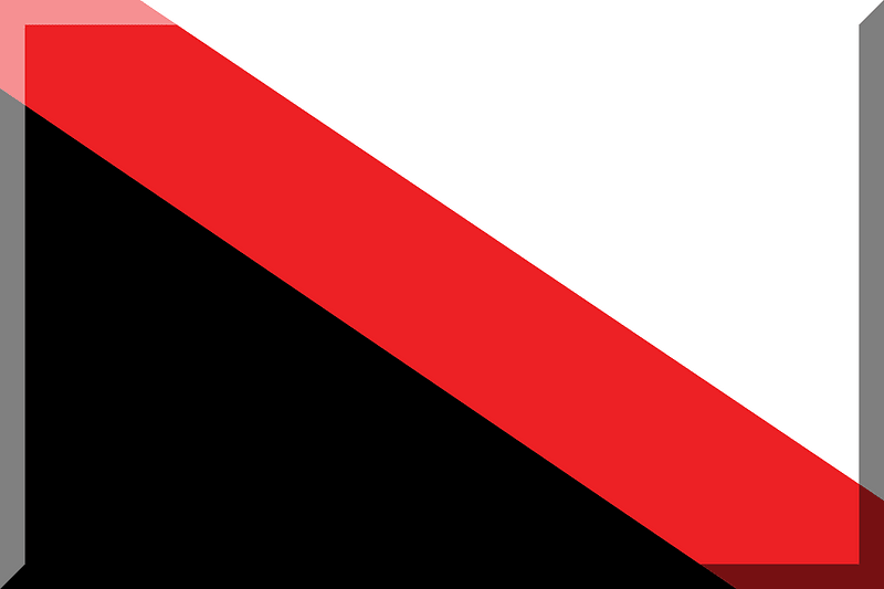 600px diagonal Black HEX-ED2125 White icon. Free download transparent ...