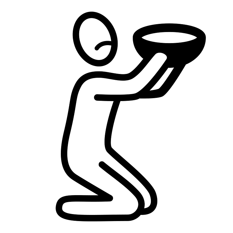 Famine - The Noun Project icon. Free download transparent .PNG | Creazilla