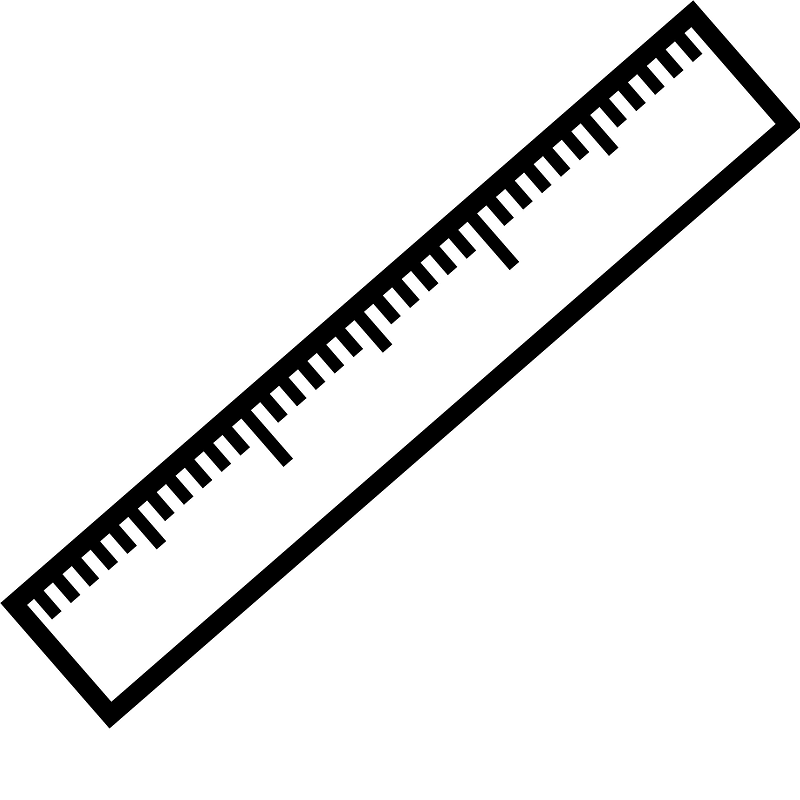 Ruler - The Noun Project icon. Free download transparent .PNG | Creazilla