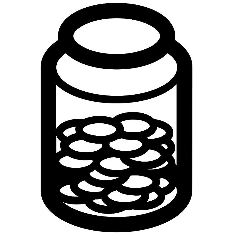 Money Jar - The Noun Project icon. Free download transparent .PNG ...