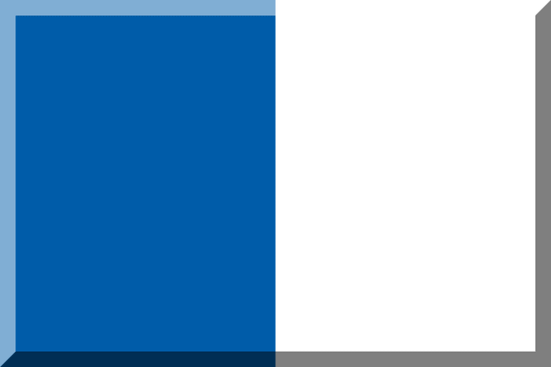 600px bisection vertical HEX-005CA9 White icon. Free download ...