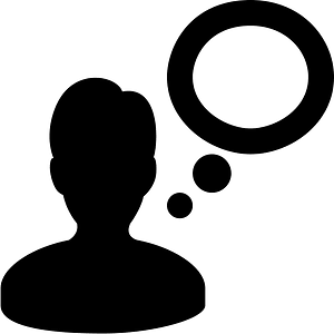 Thinking (97568) - The Noun Project icon. Free download transparent ...