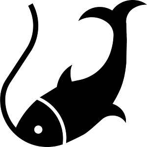 Fishing - The Noun Project icon. Free download transparent .PNG | Creazilla