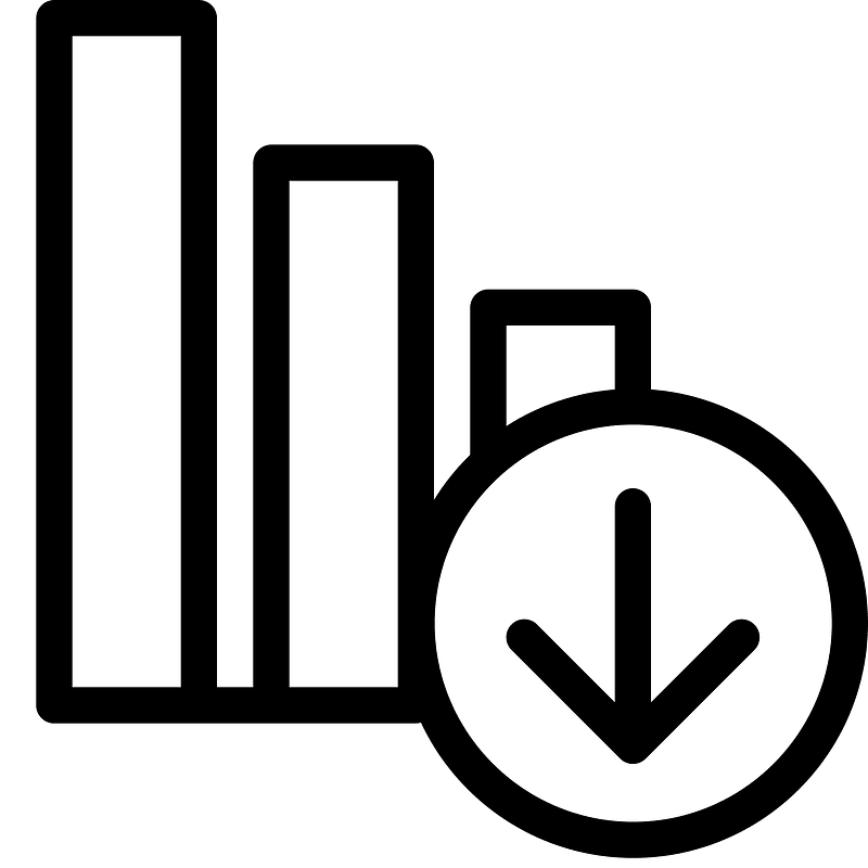 Bar chart (754586) - The Noun Project icon. Free download transparent ...