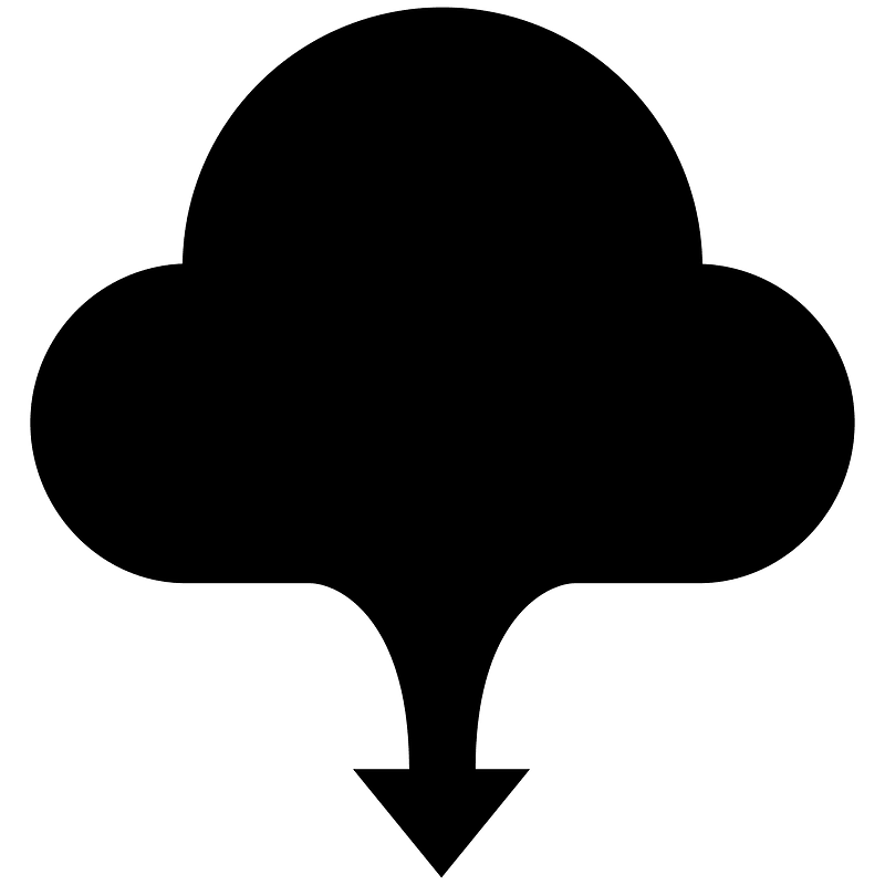 Cloud Download (28263) - The Noun Project icon. Free download ...