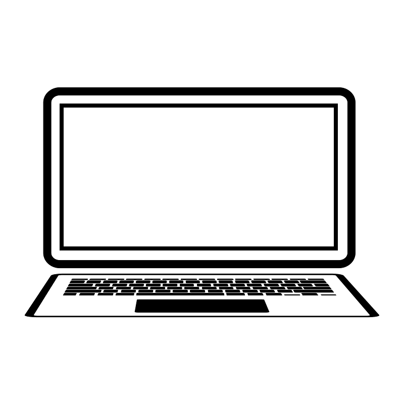 Laptop (27581) - The Noun Project - Free vector icons on creazilla.com