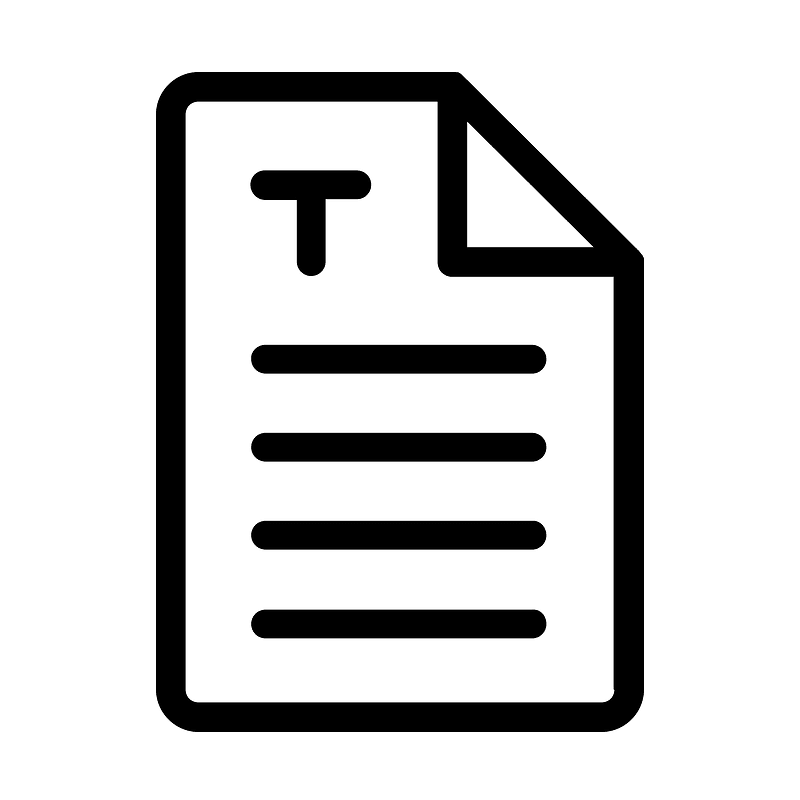 Document (89020) - The Noun Project icon. Free download transparent ...