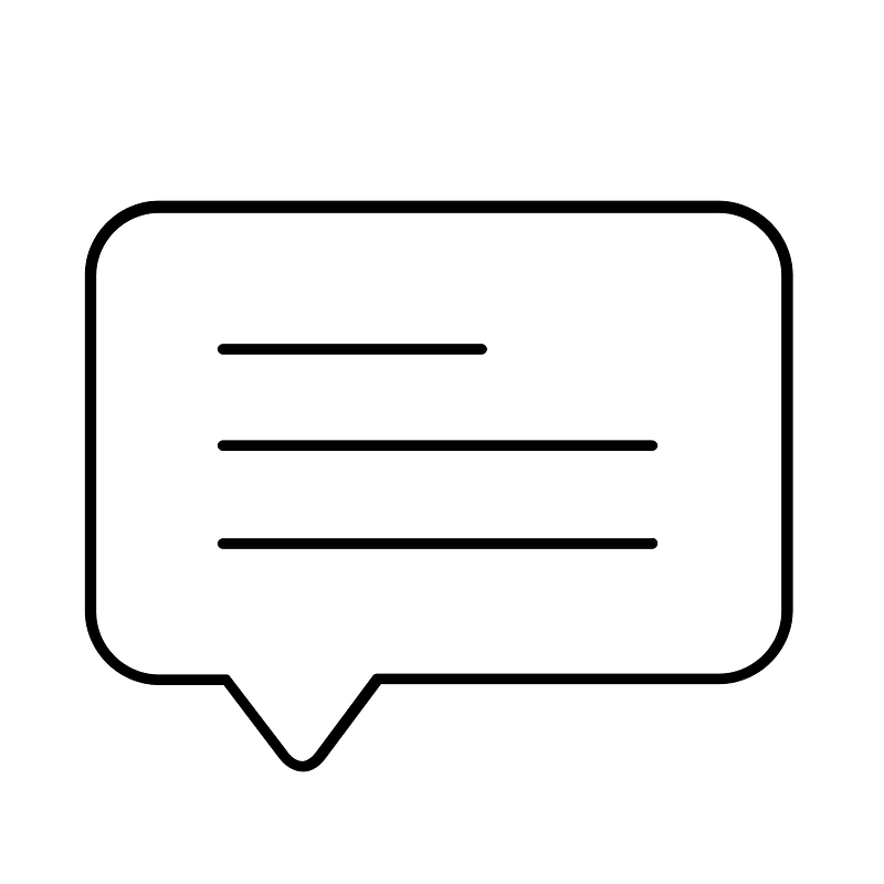 Speech Bubble (89379) - The Noun Project icon. Free download ...