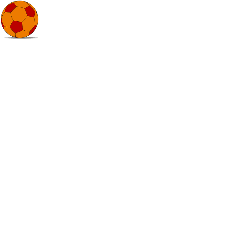 Soccerball yellowred icon. Free download transparent .PNG | Creazilla