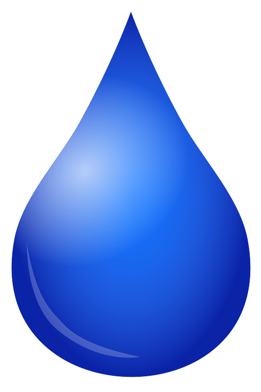 Blue Drop icon. Free download transparent .PNG | Creazilla