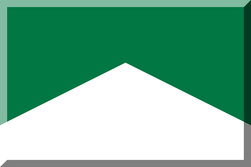 600px HEX-017744 top White bottom icon. Free download transparent .PNG ...