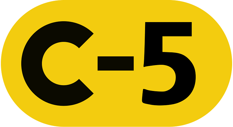 Cercanías Madrid C5 icon. Free download transparent .PNG | Creazilla