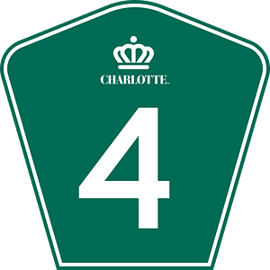 Charlotte Route 4 shield - Free vector icons on creazilla.com