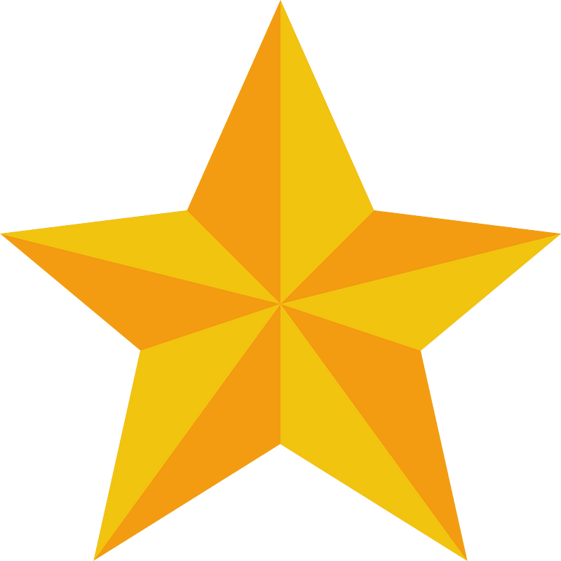Bulging star icon. Free download transparent .PNG | Creazilla