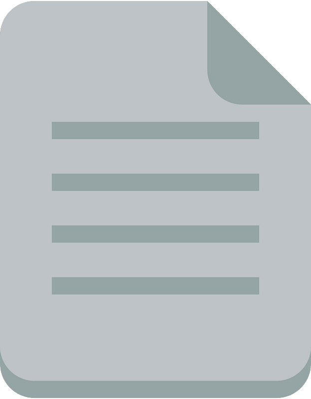 Grey text document icon. Free download transparent .PNG | Creazilla
