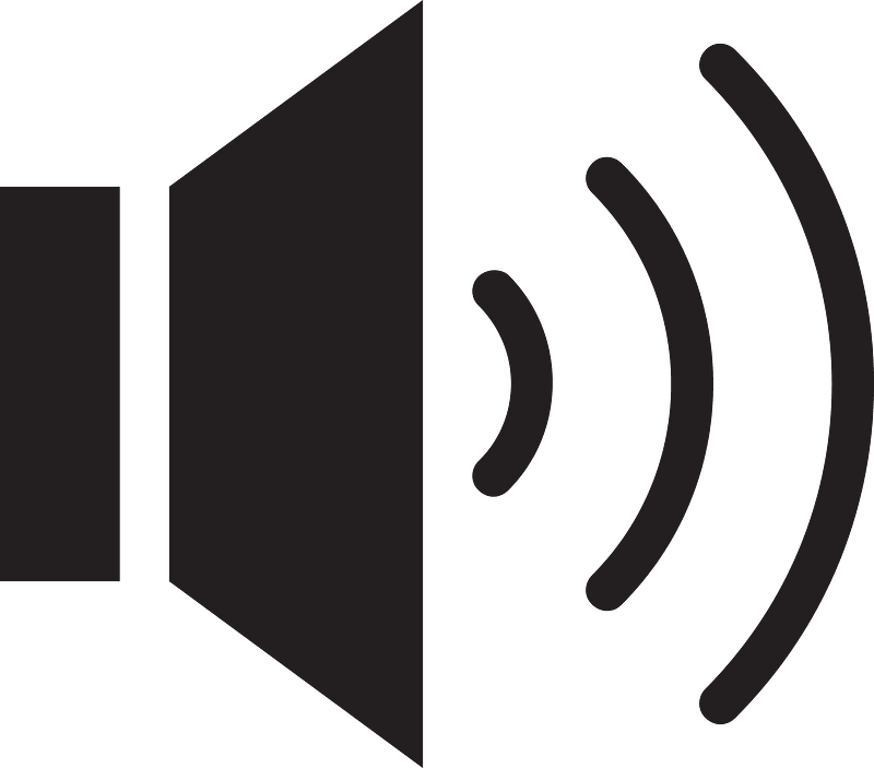 High sound icon. Free download transparent .PNG | Creazilla