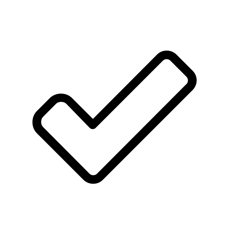 Check Mark (89034) - The Noun Project icon. Free download transparent ...