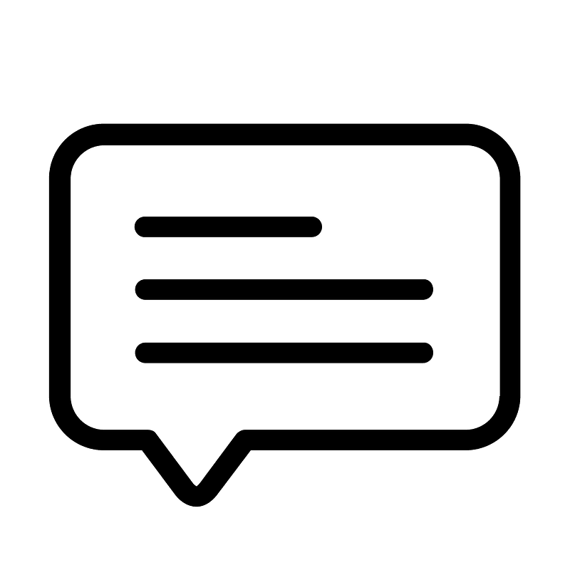 Speech Bubble (89036) - The Noun Project icon. Free download ...