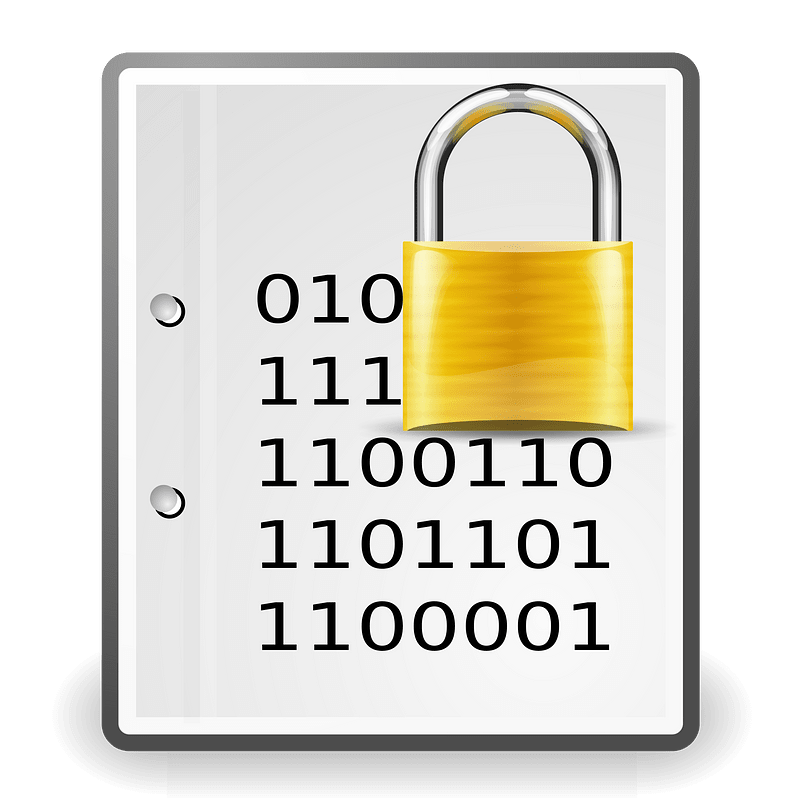 Encrypted Document Gold icon. Free download transparent .PNG | Creazilla