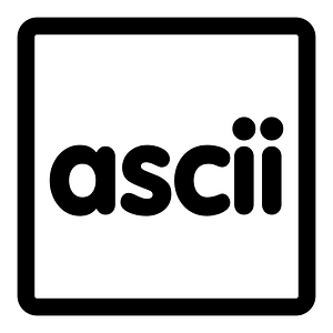 Ascii icon. Free download transparent .PNG | Creazilla