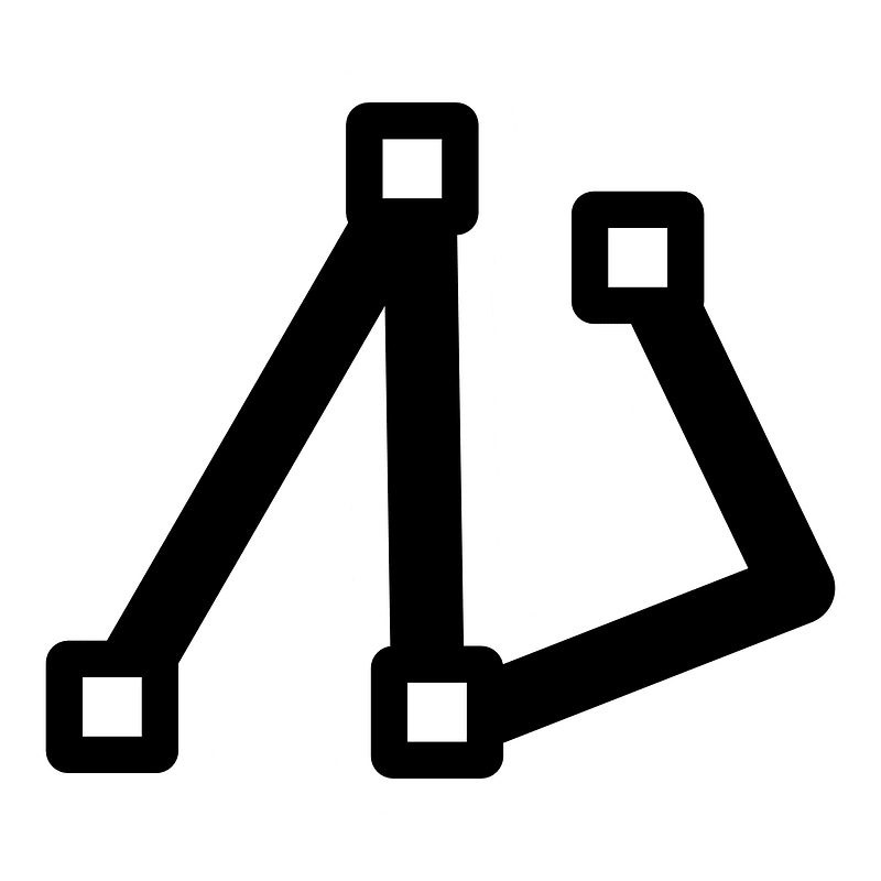 Polyline icon. Free download transparent .PNG | Creazilla