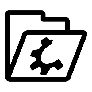 Folder Cyan Open - Free vector icons on creazilla.com