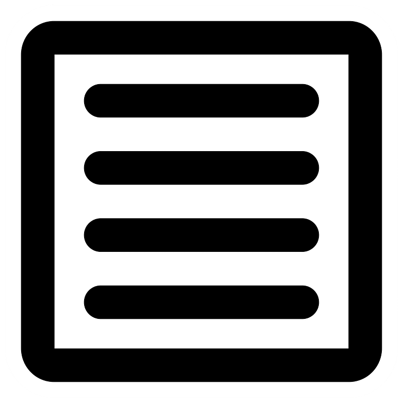 Listbox icon. Free download transparent .PNG | Creazilla