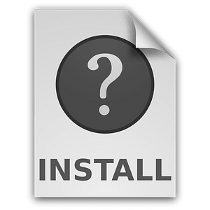 Matt Icons Text X Install - Free vector icons on creazilla.com