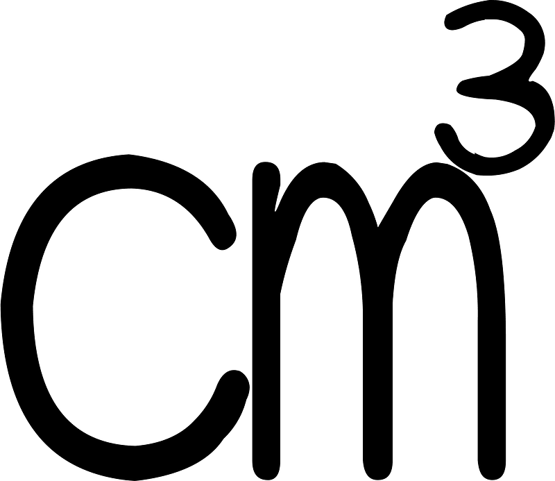 Cubic Centimeter Icon Free Download Transparent PNG Creazilla